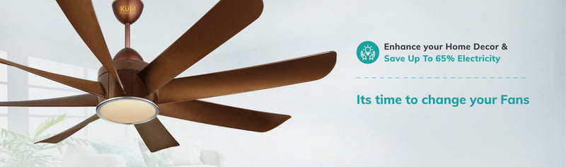 Buy Energy Efficient BLDC Ceiling Fans | 5 Star Rated and Noiseless BL