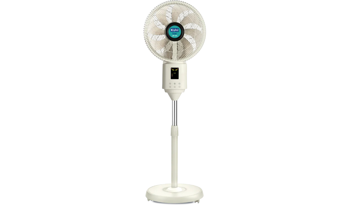 KUHL Exzel H1 1200RPM BLDC Pedestal fan | 8 Blades | 4 Speed | Low ...